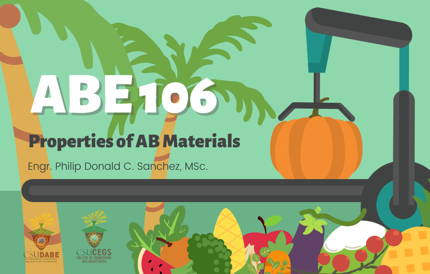 Summary of ABE 106 - Properties of AB Materials (1st Semester 2021-2022)